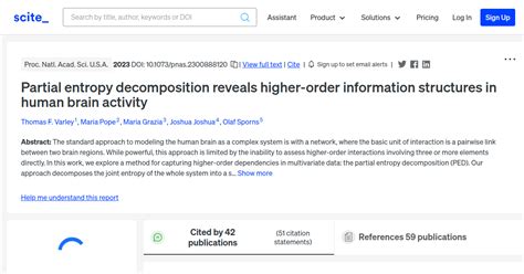 Partial Entropy Decomposition Reveals Higher Order Information