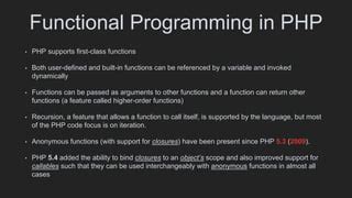 Functional Programming In Php Ppt