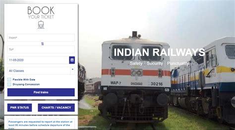 IRCTC Special Trains Ticket Booking Online Starts At Irctc Co In