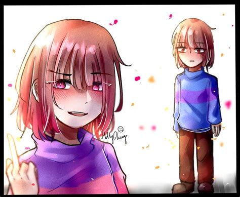 Frisk X Betty Фан арт Милые рисунки Костюмы персонажей