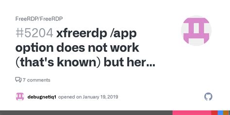 Xfreerdp App Option Does Not Work Thats Known But Here Is