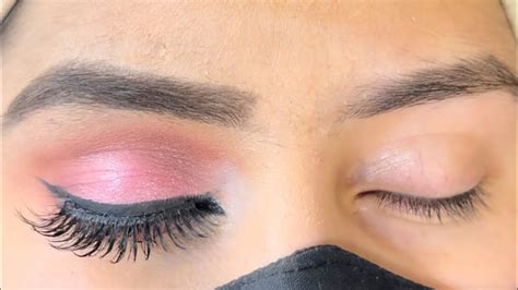 Simple Eye Makeup Tutorial Pink Eyeshadow Youtube