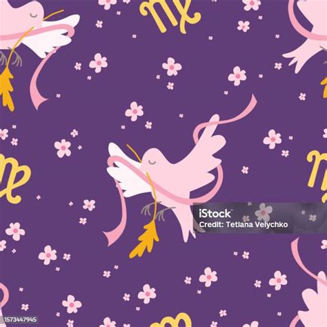 귀여운 표지판 조디악 패턴 플랫 처녀자리 아이들 플랫 스타일을 위한 손으로 그린 트렌디한 벡터 일러스트레이션 0명에 대한 스톡 벡터 아트 및 기타 이미지 Istock