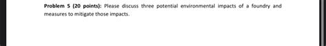 Solved Problem 5 20 ﻿points Please Discuss Three