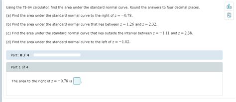 Solved Using The Ti Calculator Find The Area Under The Chegg