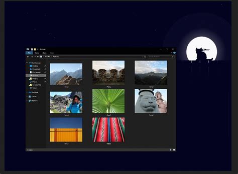 Dark Theme Windows 10 File Explorer Dvbxe