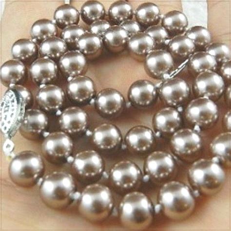 Yahooオークション Necklace Champagne Gold Sea Shell Pearl シ
