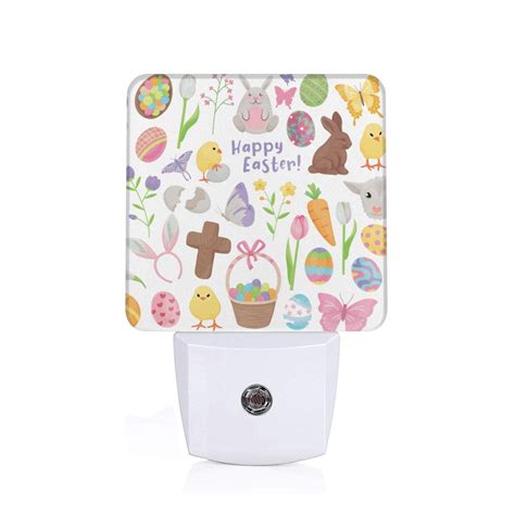Bingfone Happy Easter1 Print Night Lights Plug Into Walldusk To Dawn