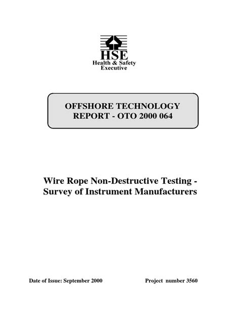 wire rope testing pdf pdf nondestructive testing inductor