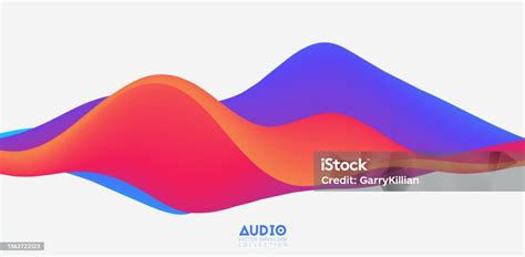 音波の視覚化3dカラフルなソリッド波形音声サンプル パターン 音波のベクターアート素材や画像を多数ご用意 音波 レイヤード 3d