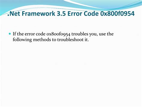 Ppt Error 0x800f0954 On Windows 10 How To Fix In 3 Simple Ways