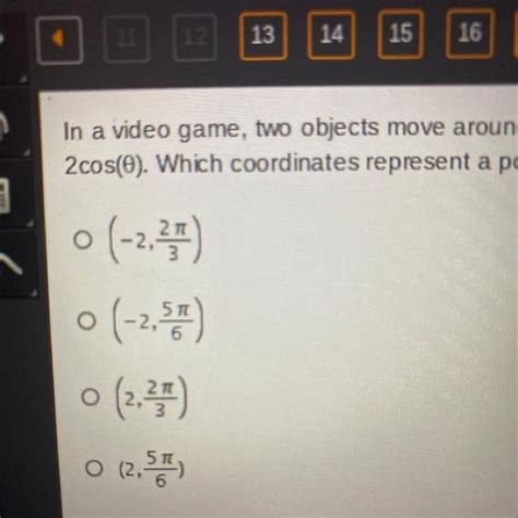 Free In A Video Game Two Objects Move Around The Screen According To