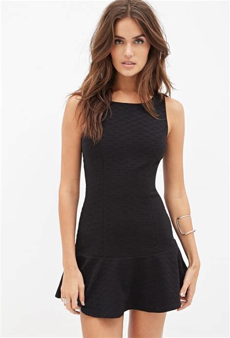 Black Drop Waist Dress