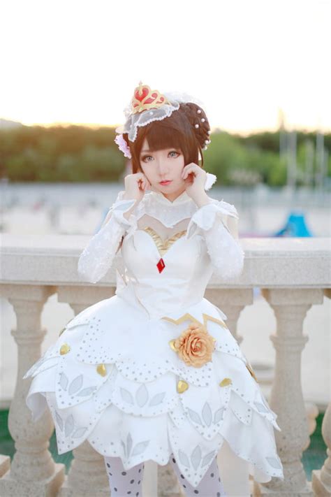 王者荣耀 小乔纯白花嫁 COS 萌娘资源站
