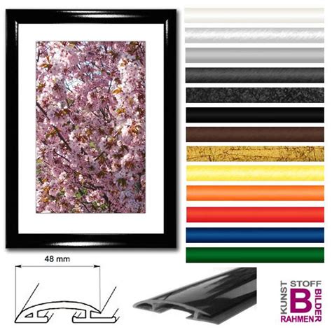 Bilderrahmen 60x120 cm Modern Kunststoffrahmen