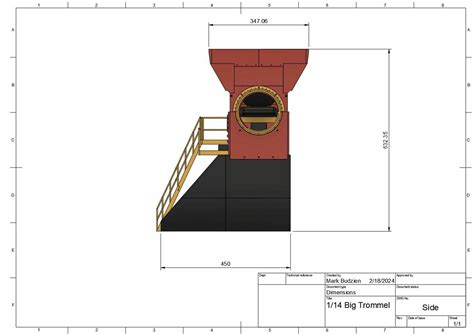 Stl File 1 14 Big Stationary Trommel Screener Unit 🚐 ・3d Printer Model