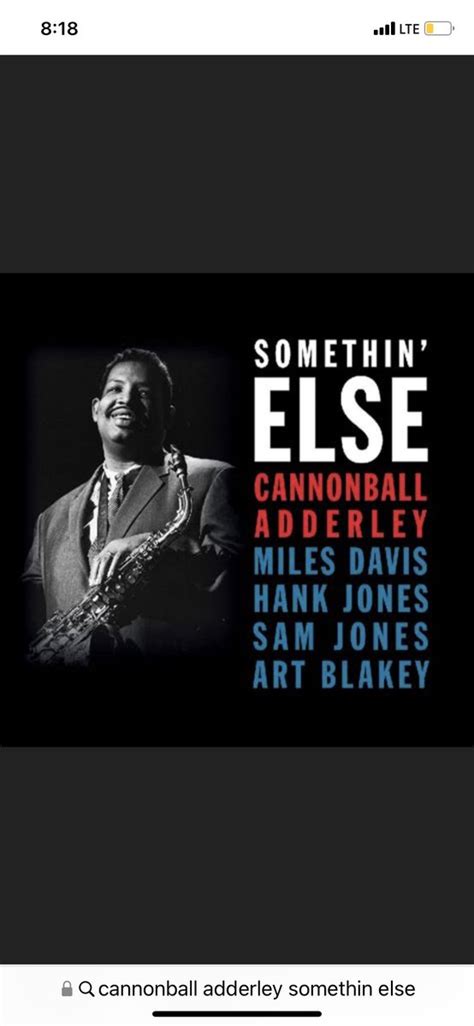 Bronco Bones On Twitter The Great Cannonball Adderley And His Most Famous Record Album