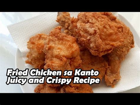 Fried Chicken Sa Kanto Pang Negosyo Recipe YouTube