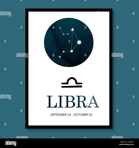 Libra Zodiac Libra Zodiac Icon Libra Constellation Astrology Vector