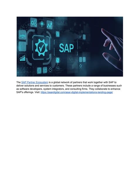 Sap Partner Ecosystem By Asardigital2024 Issuu