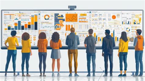 Data Driven Decision Making For Business Growth Stock Illustration Illustration Of Investor