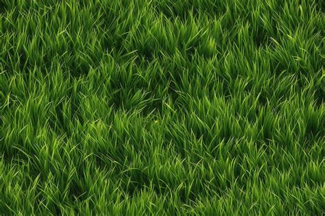 Premium AI Image Tile Grass Texture Seamless Pattern Repeatable
