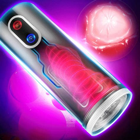 새로운 자동 텔레스코픽 회전 비행기 컵 바이브레이터 섹스 토이 남성 발음 남성 자위대 항공기 컵 섹스 제품 바이브레이터 Aliexpress