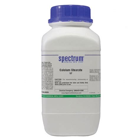 1592 23 0 Plastic Calcium Stearate NF 39G326 CA169 500GM10 Grainger