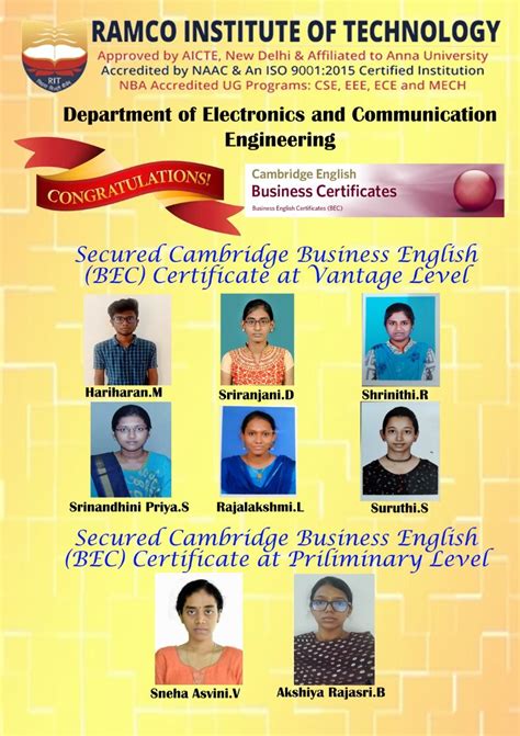 Rit Ece On Linkedin Congratulations