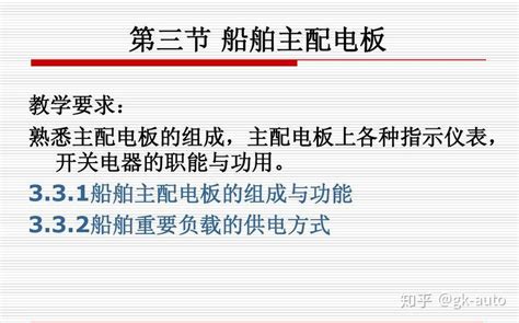 船舶配电板你懂多少？与陆用有啥区别？15张ppt告诉你真相！ 知乎