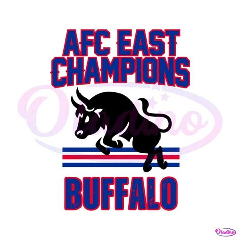 Afc East Champions Buffalo Logo Svg Oladino