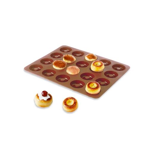 Flexi Plaque Silicone Mini Savarins Ou Babas Mathon Moules Et Plaques En Silicone