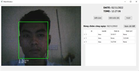 GitHub Lassstro Time Attendance By Faceregnition MTCNN Facenet PyQt5
