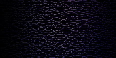 Dark Purple Vector Background With Bent Lines Colorful Abstract Illustration With Gradient