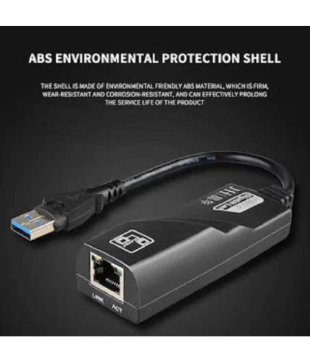 SCHEDA DA USB A INTERNET ABS AMBIENTALE USB 3 0 GIGABIT ETHERNET Q C28