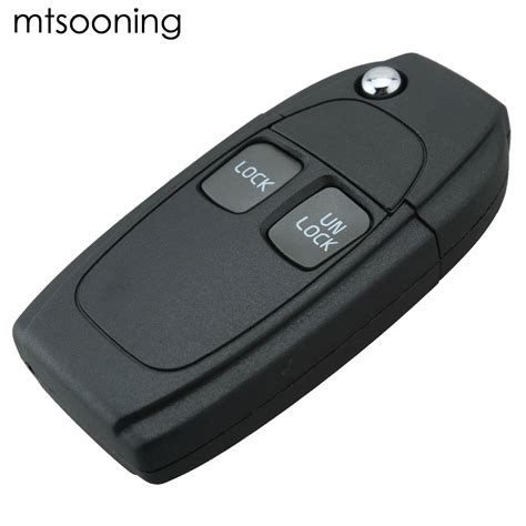 Mtsooning 2 Buttons Replacement Case Flip Folding Remote Key Shell Fob