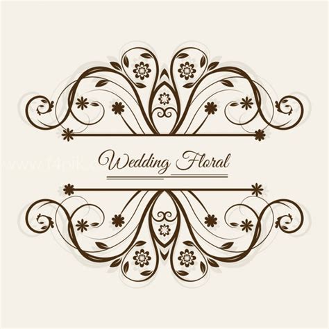 Wedding Floral Vector At Getdrawings Free Download