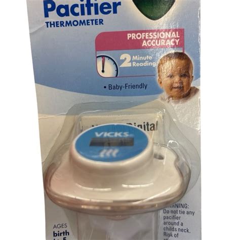 Vicks Pediatric Thermometer Pacifier V925 Newborn To 5 Years Nos
