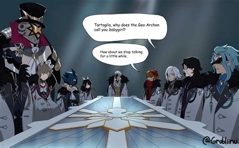 Funny Anime Pics Genshin Impact Harbinger Esseri Umani Arte Del