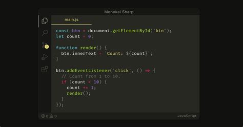 Monokai Sharp By Siqi Lu Vs Code Themes