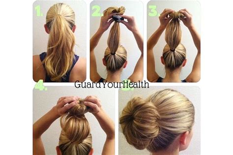 How To Do A Military Bun With A Donut At Willard Corey Blog