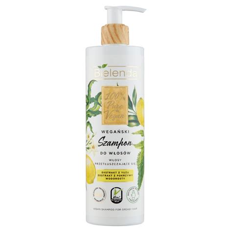 Bielenda 100 Pure Vegan Wegański Szampon Do Włosów Włosy