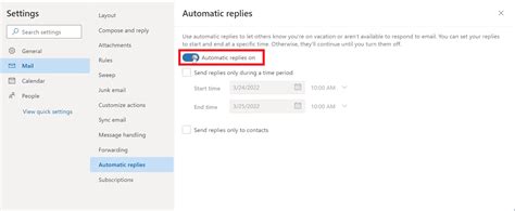 How To Set Up Outlook Automatic Reply MyExcelOnline