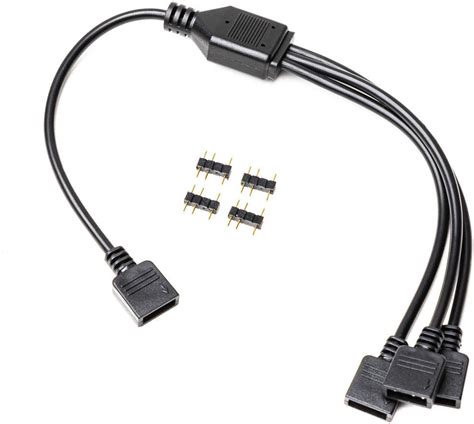 Ek Loop D Rgb 3 Way Splitter Cable 5v D Rgb Addressable Header With