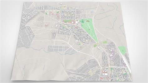 Cityscape Darkhan Mongolia 3d Model By Clickshop3d