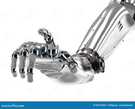 robotic hand pointing stock image image of cyborg finger 88474005