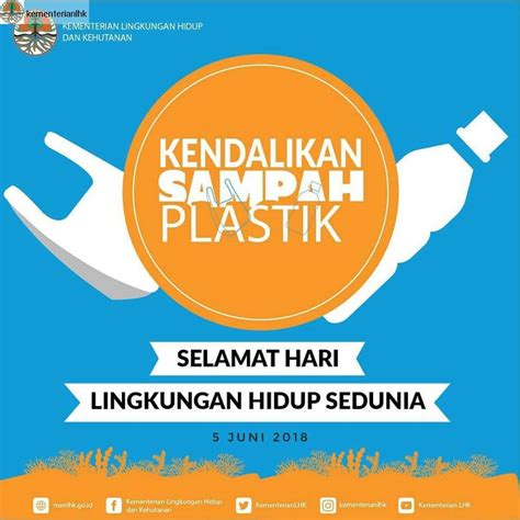 Poster Kendalikan Sampah Plastik Lukisan