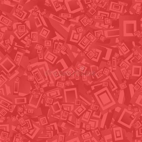 Red Seamless Rectangle Background Stock Vector Illustration Of