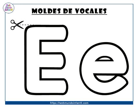 Moldes De Vocales Para Imprimir Y Recortar NBKomputer