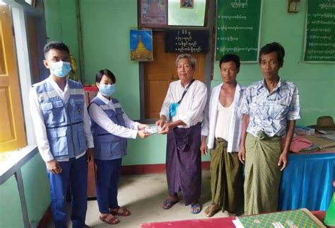 ကမ်းပြိုပြောင်းရွှေ့ အိမ်ထောင်စုများအား အိမ်ဆောက်ပစ္စည်းဖိုးနှင့် ဆန်ရိက္ခာဖိုးများ ထောက်ပံ့